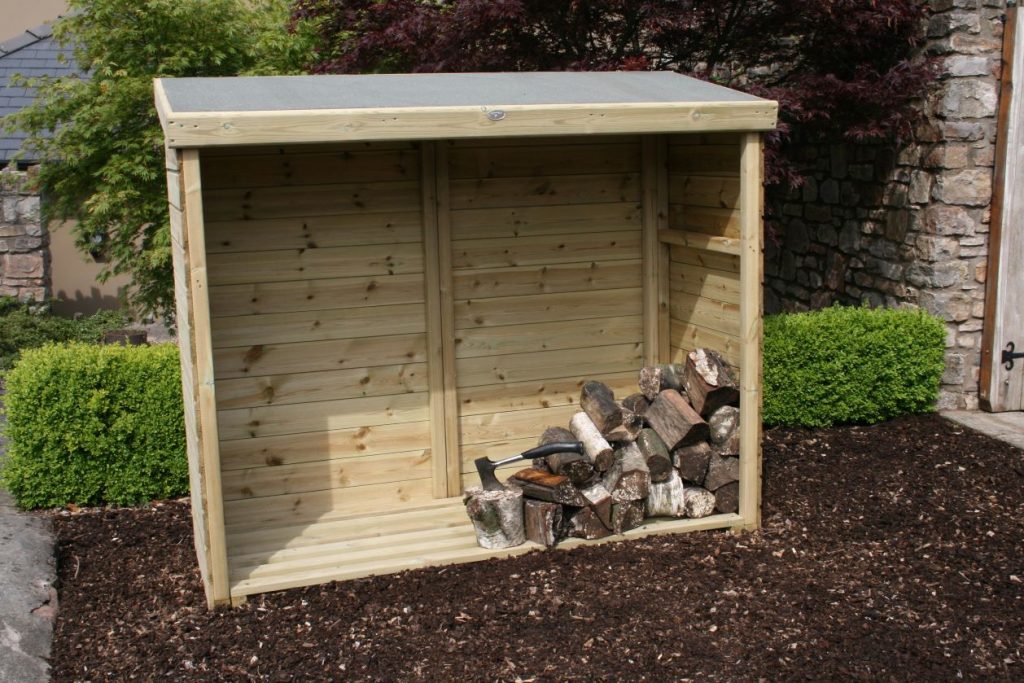 Enclosed Log Store - Large - Severn Valley Woodworks
