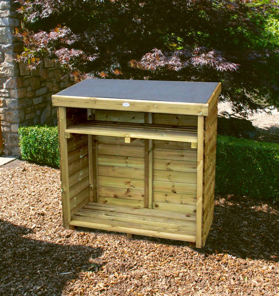 Enclosed Log Store - Severn Valley Woodworks